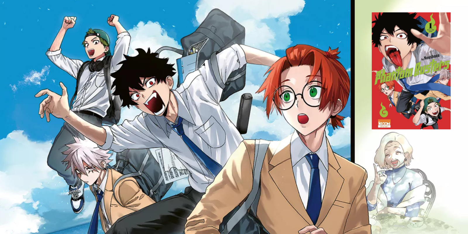 Phantom Busters : l'exorciste qui ne voyait pas les fantômes - Otakonseil